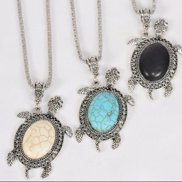 Jewelry | New Turtle Stone Necklace | Poshmark